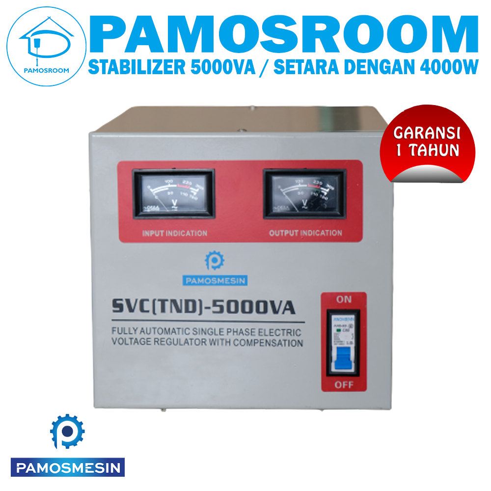 Jual Pamosroom Stabilizer Stavol 5000VA/4000W Penyeimbang Listrik ...