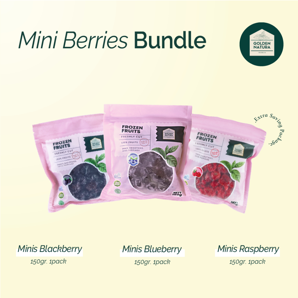 Jual Golden Natura Indonesia - Mini Berries Bundle - Frozen Fruits ...
