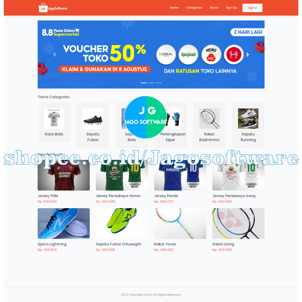 Jual Source Code Toko Online Laravel 8 Integrasi Raja Ongkir dan Midtrans bonus payment method ...