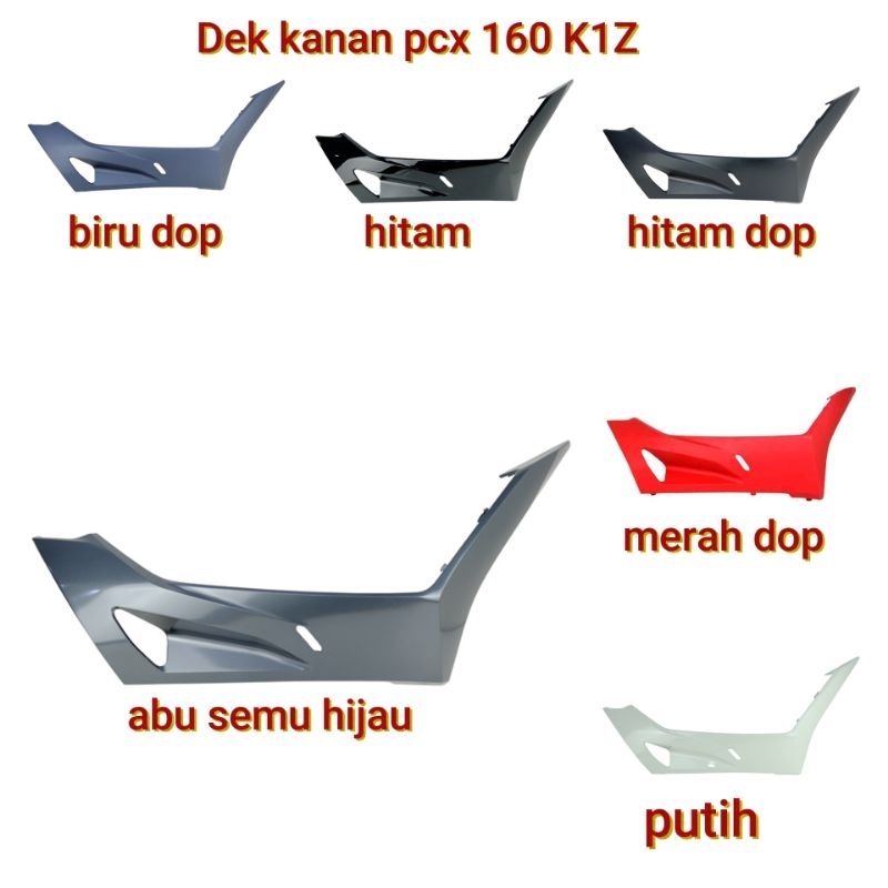 Jual Cover Underside pcx 160 Cover Bawah Kanan Cover Dek Bawah Kanan ...