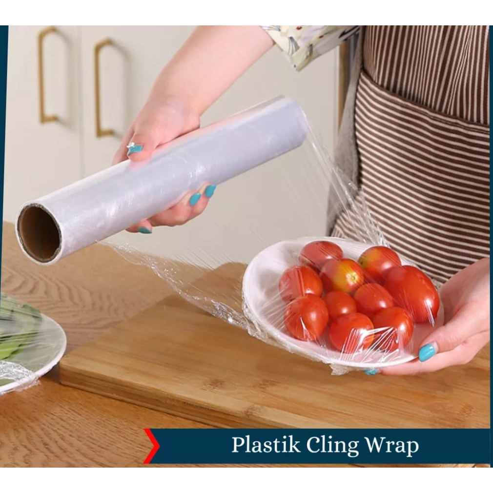 Jual PLASTIK WRAP 30CM X 30M / FOOD WRAP BUAH, SAYURAN , LAUK /STRETCH ...