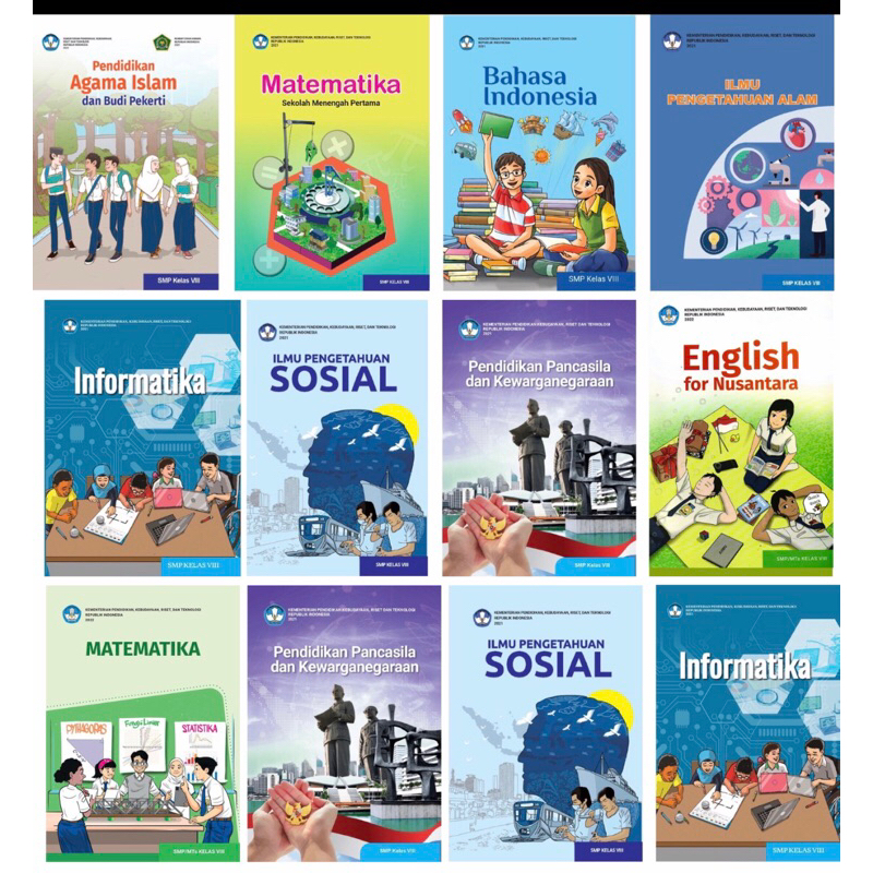 Jual Buku paket kelas VIII-8 SMP Kurikulum Penggerak/ Merdeka 2021 - Diknas | Shopee Indonesia