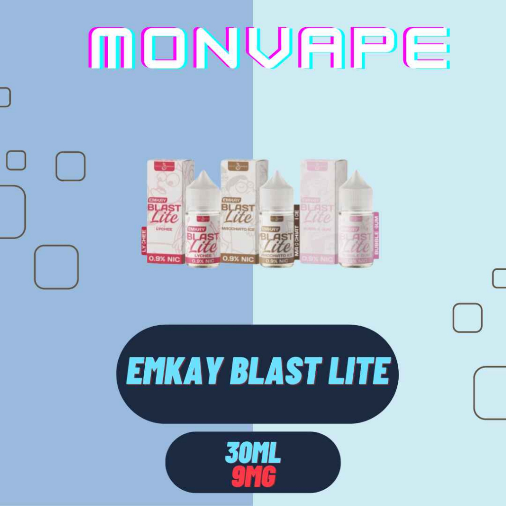 Jual EMKAY BLAST LITE SERIES 30ML 9MG BY EMKAY X THE POPO SALT NIC E ...