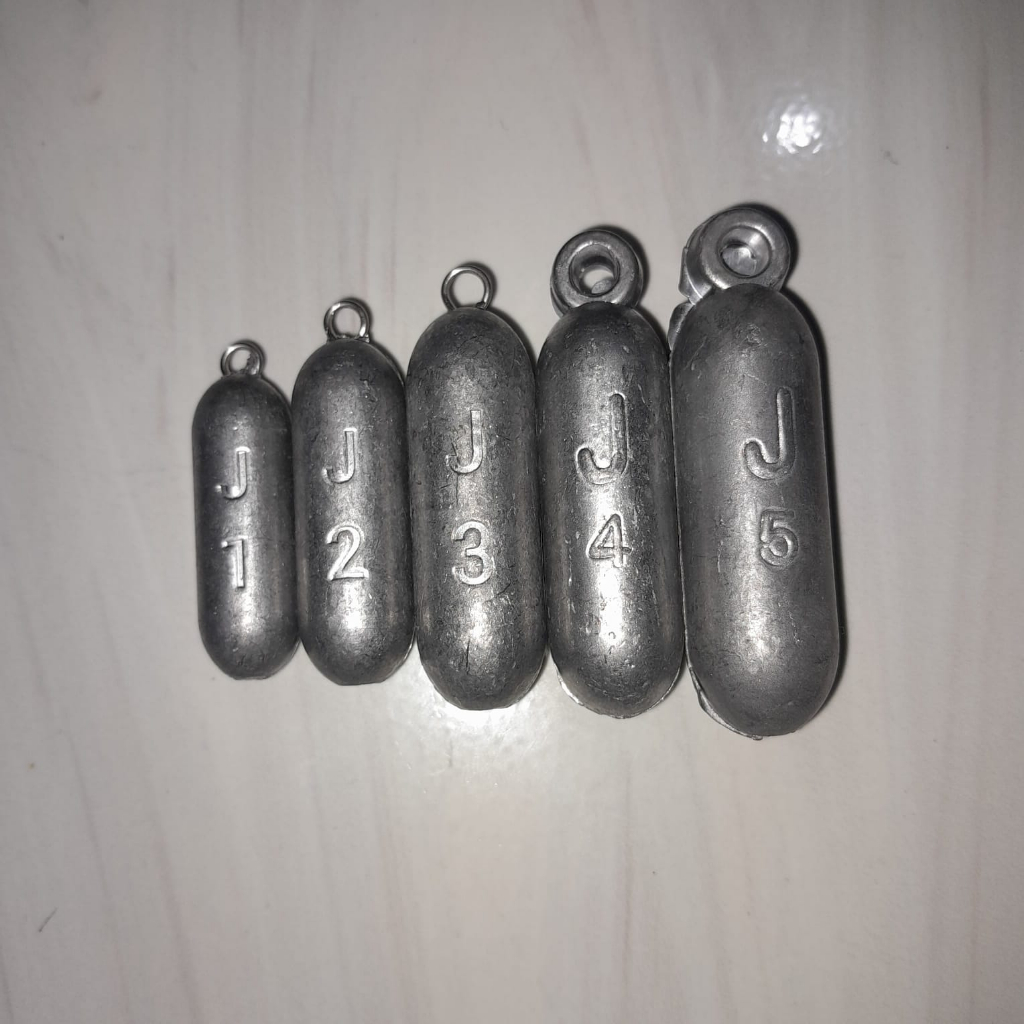 Jual Timbel Rudal bahan Timah Pemberat umpan Pancing J-Series | Shopee ...