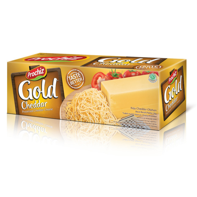 Jual Prochiz cheddar Gold 2 KG | Shopee Indonesia