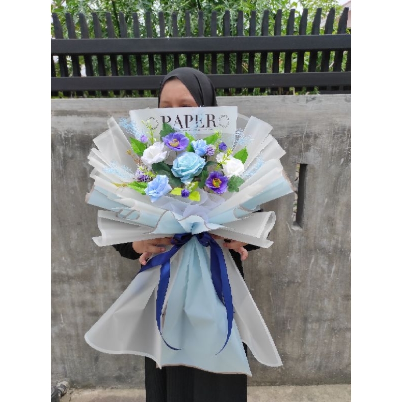 Jual Buket bunga palsu | artificial flower bouquet | bunga wisuda ...