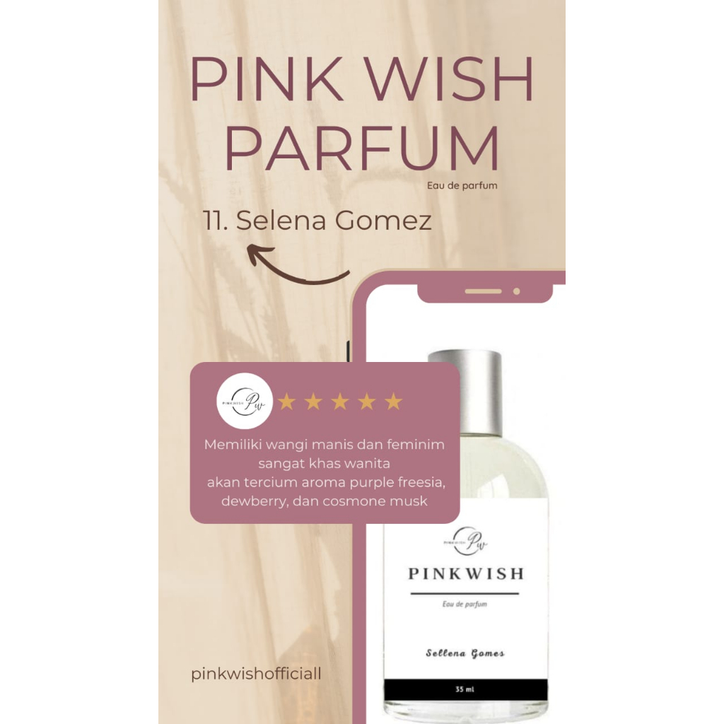 Jual Pink Wish Perfume (selenagomes) | Shopee Indonesia