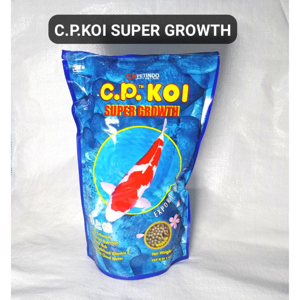 Jual CP koi super growth medium M 1kg makanan ikan koi | Shopee Indonesia