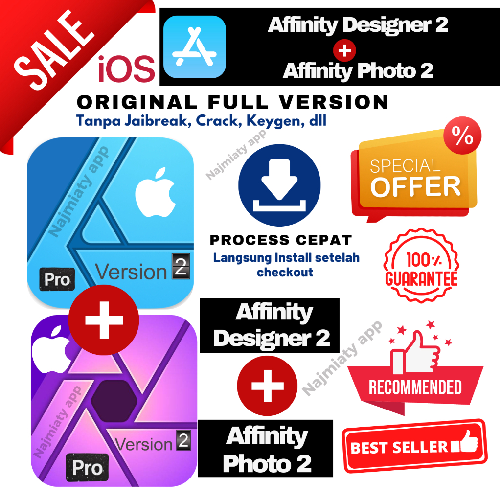 Jual Paket iPad Affinity Designer 2 + Affinity Photo 2 | Shopee Indonesia
