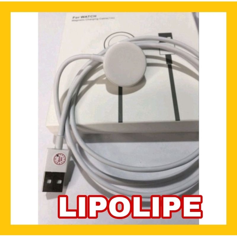 Jual CHARGER JAM SMARTWATCH IWATCH LIGHTNING MAGNETIC CHARGING 1 METER ...