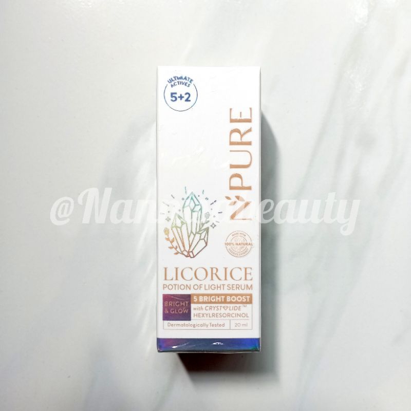 Jual NPURE Licorice Potion Of Light Serum 20ml | Shopee Indonesia