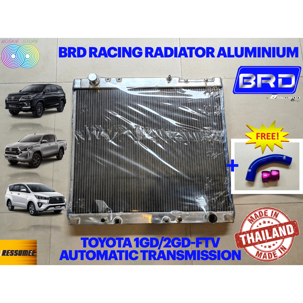 Jual BRD Radiator Toyota Fortuner Hilux Innova Reborn Automatic 1GD 2GD ...