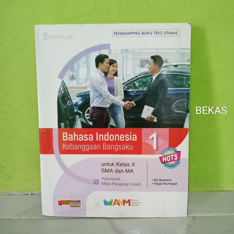 Jual Buku Bahasa Indonesia Kelas 10 X 1 SMA Platinum Tiga Serangkai Kurikulum 2013 Wajib revisi ...