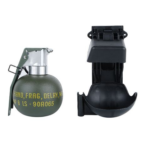Jual Dummy Grenade With Trigger Pouch Granat Tactical Bom M67 - Hitam ...