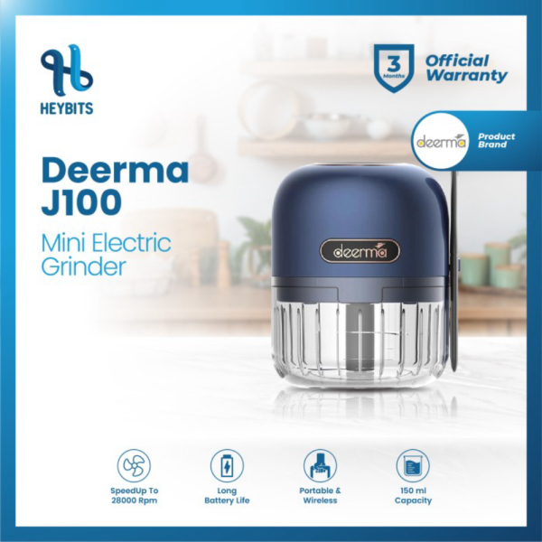 Jual Deerma Penggiling JS100 Mini Sayuran Garlic Elektronik Unik Grinder Daging Murah | Shopee ...