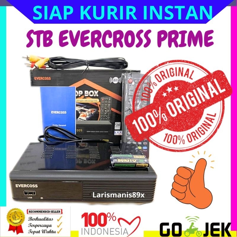 Jual ORIGINAL STB EVERCROSS TV RECIEVER DIGITAL TERMURAH | Shopee Indonesia