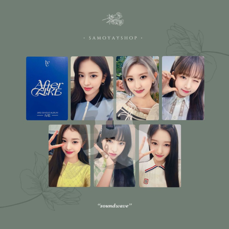 Jual Photocard Ive After Like Version 1 2 3 Jewel Case Pre-Order Benefit POB Yujin Gaeul Rei ...