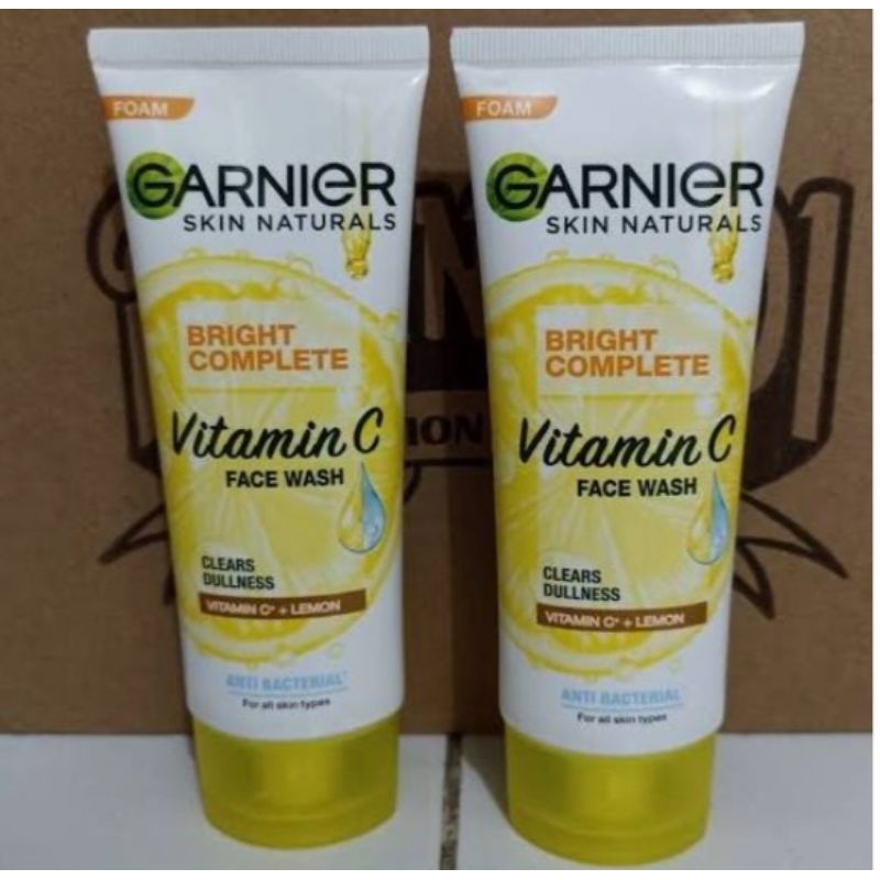 Jual Garnier Bright Complete Vitamin C Face Wash 100ml Shopee Indonesia