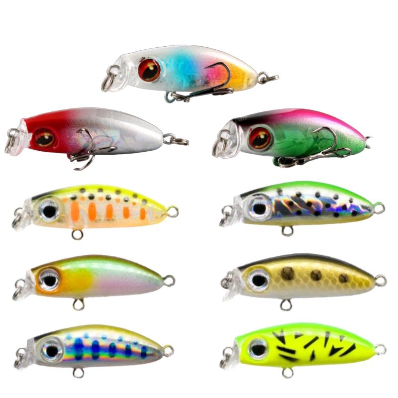 Jual H. 009 Mini Micro Popper 4cm 2.9g Jerkbait Bass Pike Carkbait ...