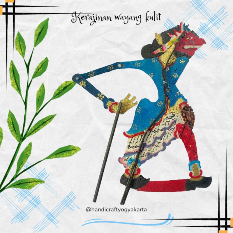 Jual resi Durna wayang kulit sapi kerajinan tangan | Shopee Indonesia