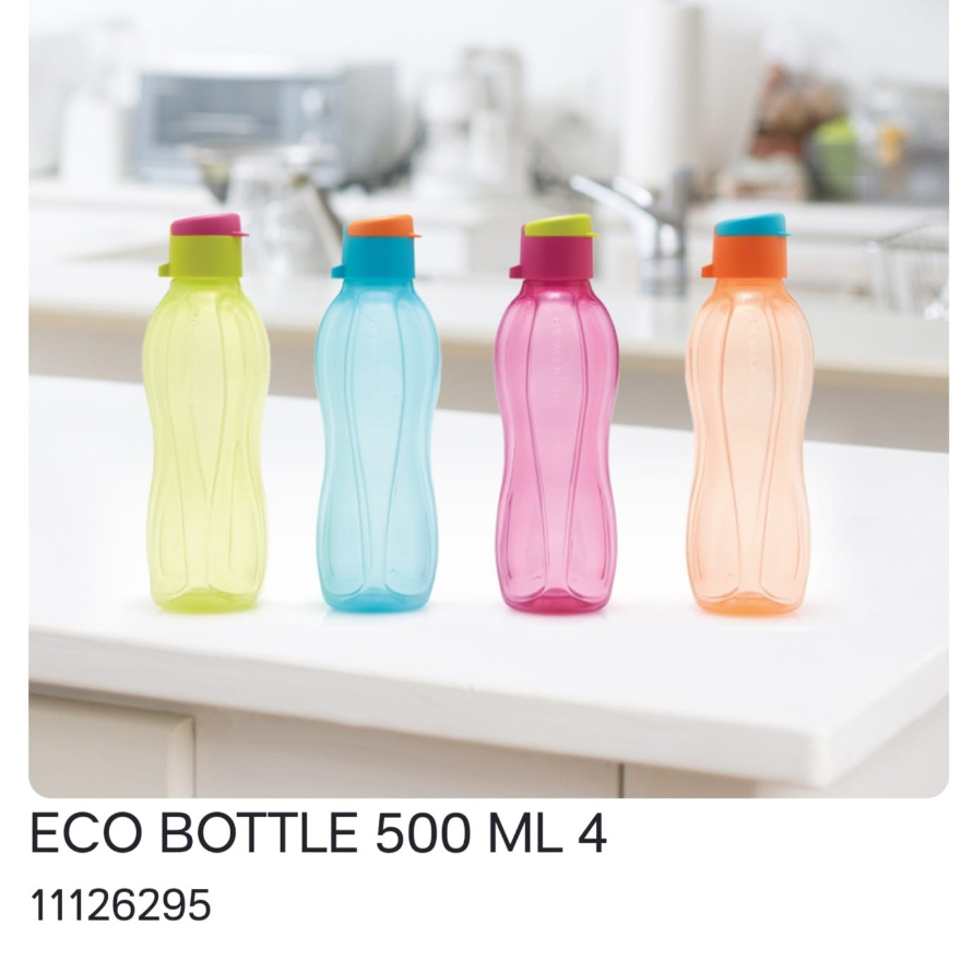 Jual Eco Bottle 500ml TUTUP FLIP / Botol Minum Tupperware Original ...