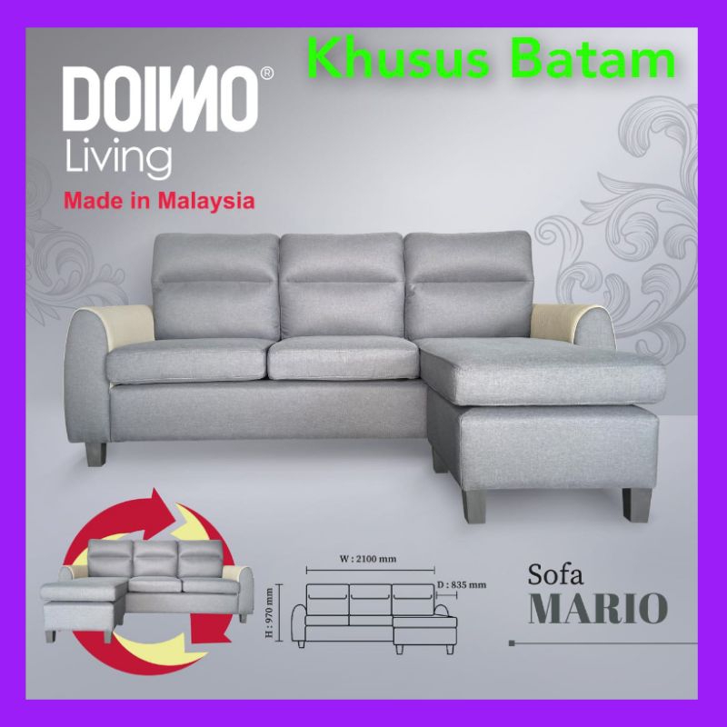 Jual SOFA TAMU MARIO DOIMO LIVING/kursi sofa tamu ( Khusus Batam ) | Shopee Indonesia