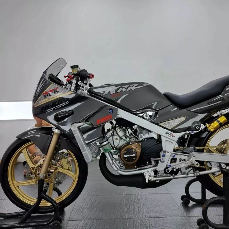 Jual sticker striping kawasaki ninja KRR transparan maxdecall | Shopee ...