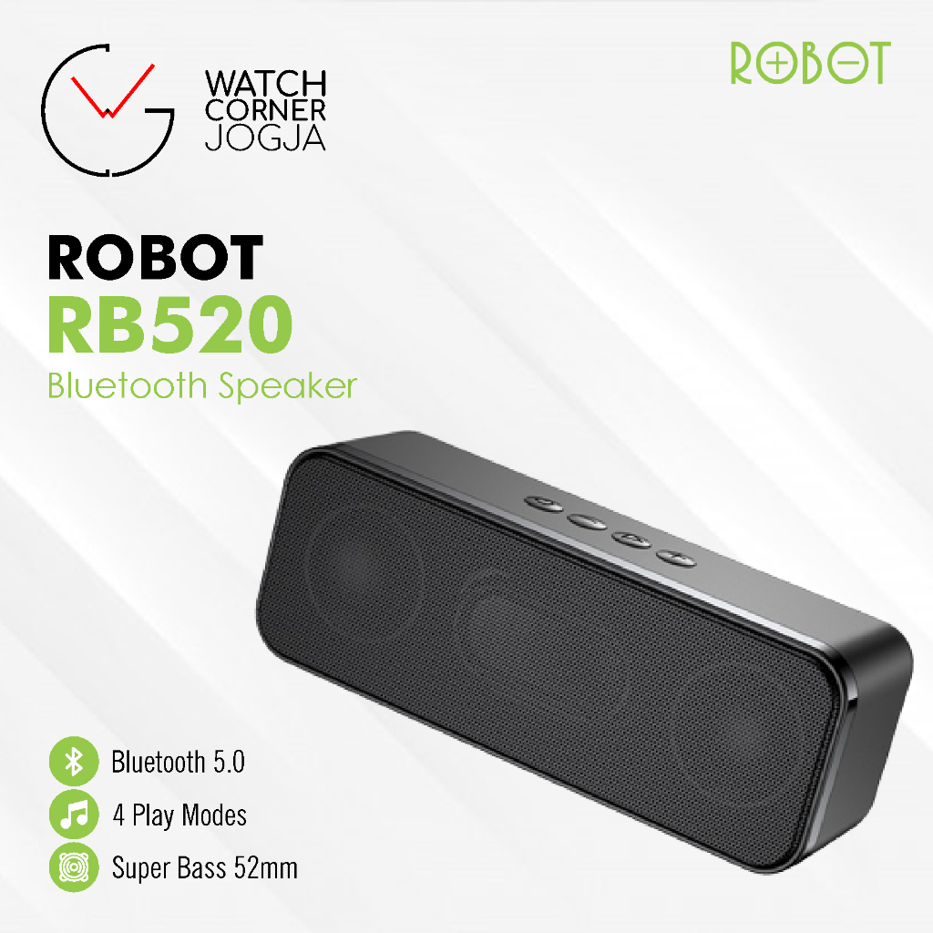 Jual Speaker Bluetooth Robot RB520 Portable Audio Wireless GARANSI | Shopee Indonesia