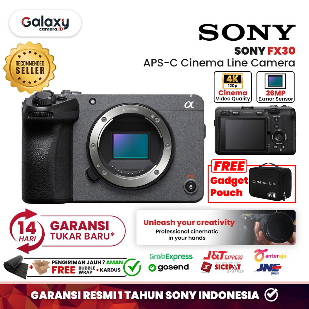 Jual Sony FX30 Body Only Compact Cinema Line Camera Sony FX-30 FX 30 Resmi | Shopee Indonesia