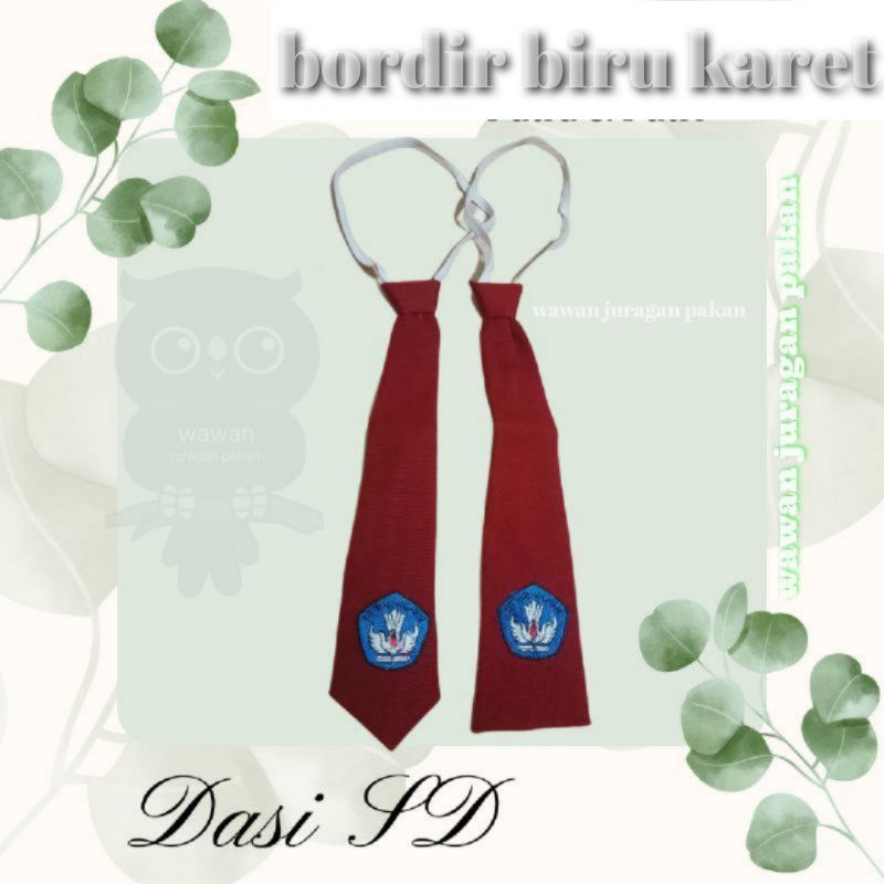 Jual DASI SD BORDIR BIRU KARET PUTRA DAN PUTRI | Shopee Indonesia