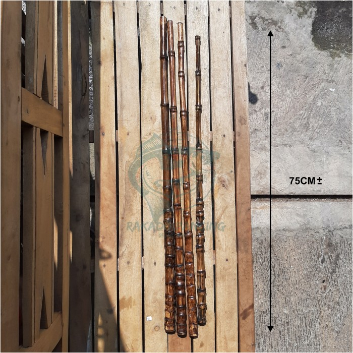 Jual GAGANG JORAN BESUTAN KOLAMAN BAHAN BAMBU CENDANI OLAHAN PANJANG 50 - 65 CM | Shopee Indonesia