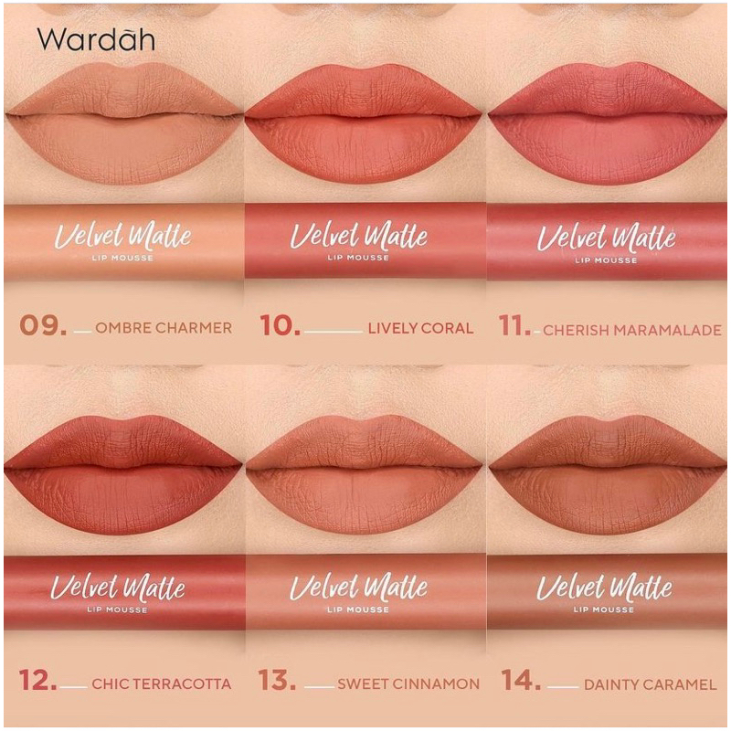 Jual Wardah Colorfit Velvet Matte Lip Mousse Best Seller Tahan Lama | Shopee Indonesia