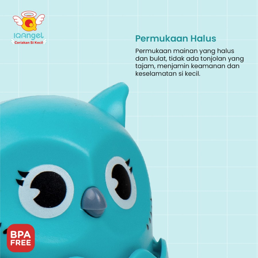 Jual IQ Angel Happy Owl Toys - Mainan Edukasi Anak Bayi | Shopee Indonesia