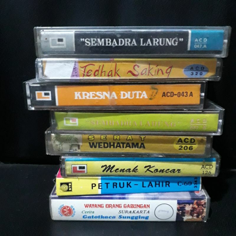 Jual Kaset Pita Dangdut Rhoma Irama Didi Kempot/Komedi /Rap/Wayang/Kroncong/Lagu Daerah/Campur ...