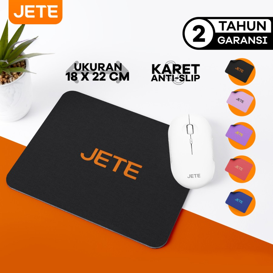 Jual JETE 01 Mousepad Universal untuk Kantor/Gaming Anti Slip (18cm x ...