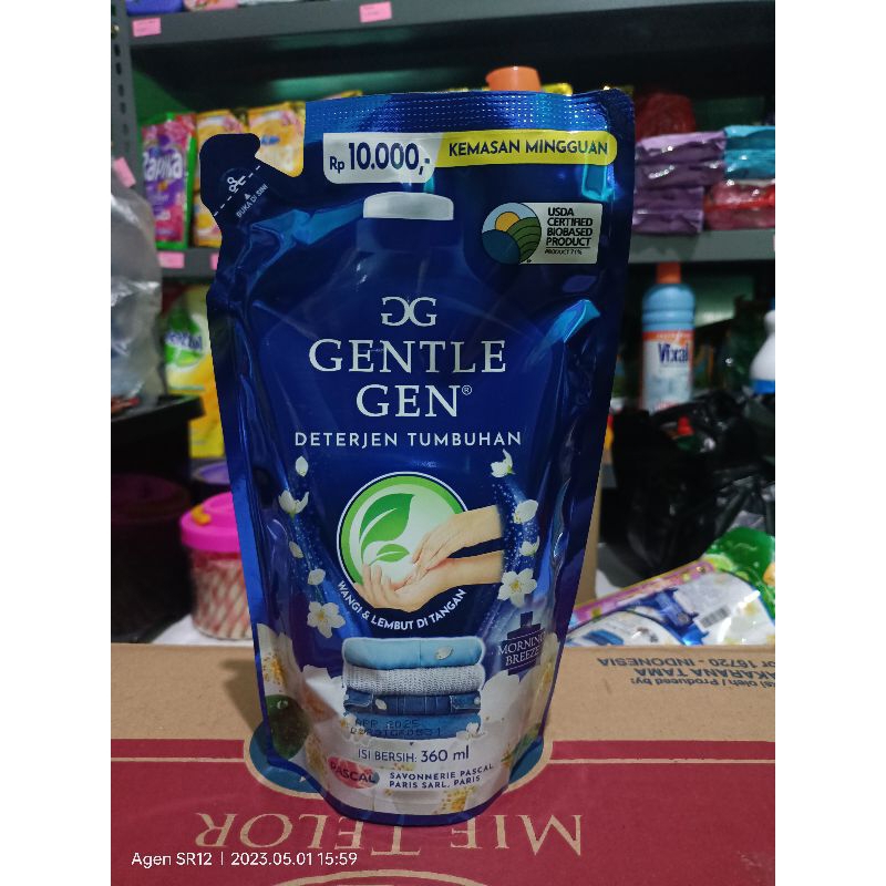 Jual Gentle gen biru 360ml new pack | Shopee Indonesia