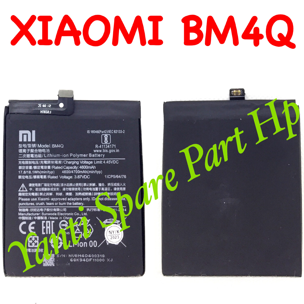 Jual Baterai Xiaomi Poco F2 K3 Pro BM4Q Original Terlaris New | Shopee ...