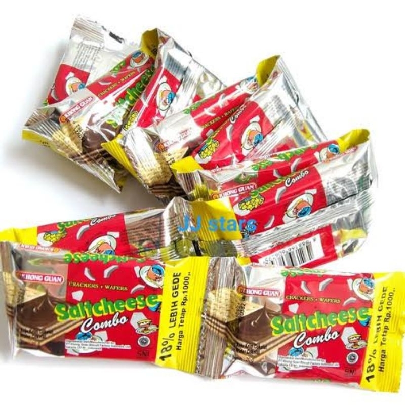 Jual Khong Guan Salt Cheese Combo 1 renceng isi 10 | Shopee Indonesia