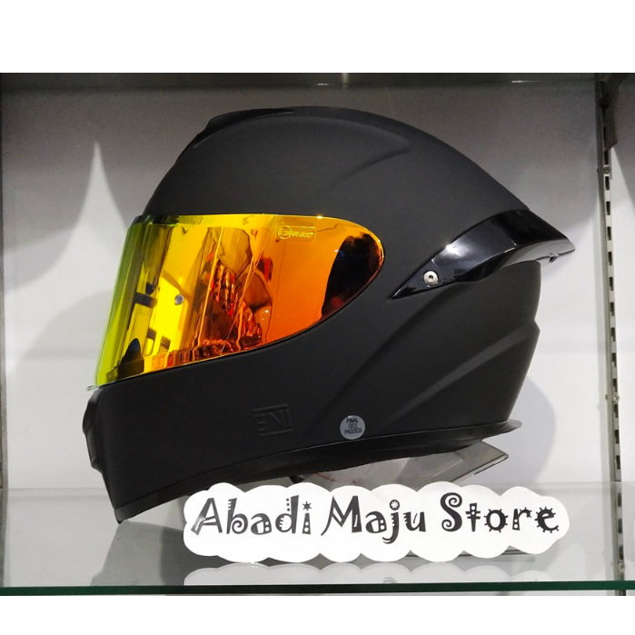 Jual Helm SNAIL FFS2 Black Doff Hitam Doff Original | Shopee Indonesia
