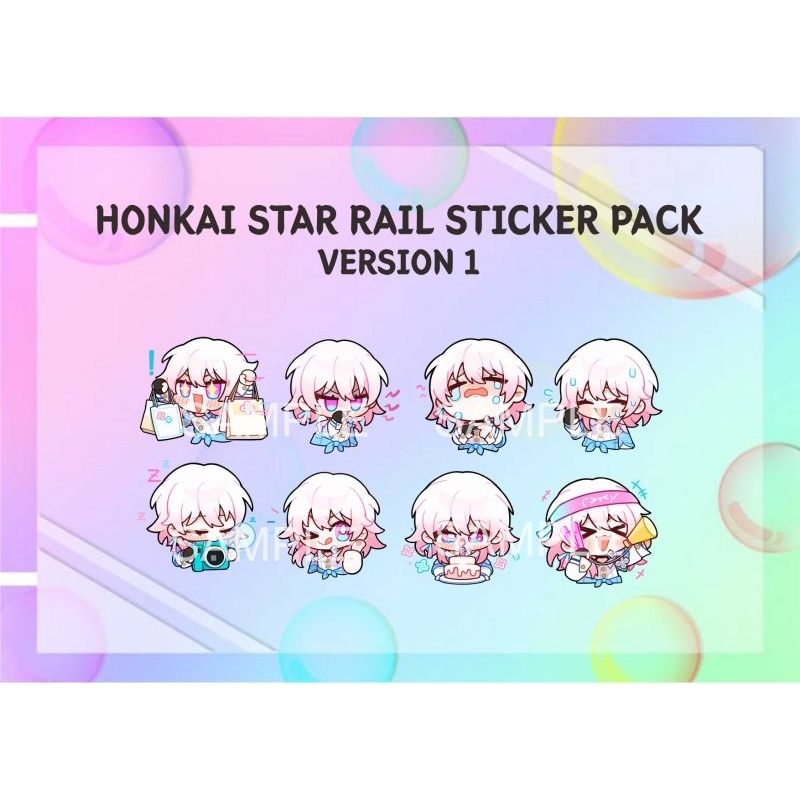 Jual Honkai Star Rail Sticker Pack | Shopee Indonesia