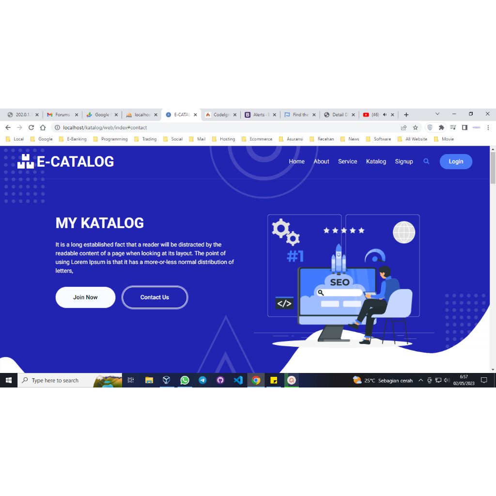 Jual Sistem Informasi E-Katalog | Shopee Indonesia