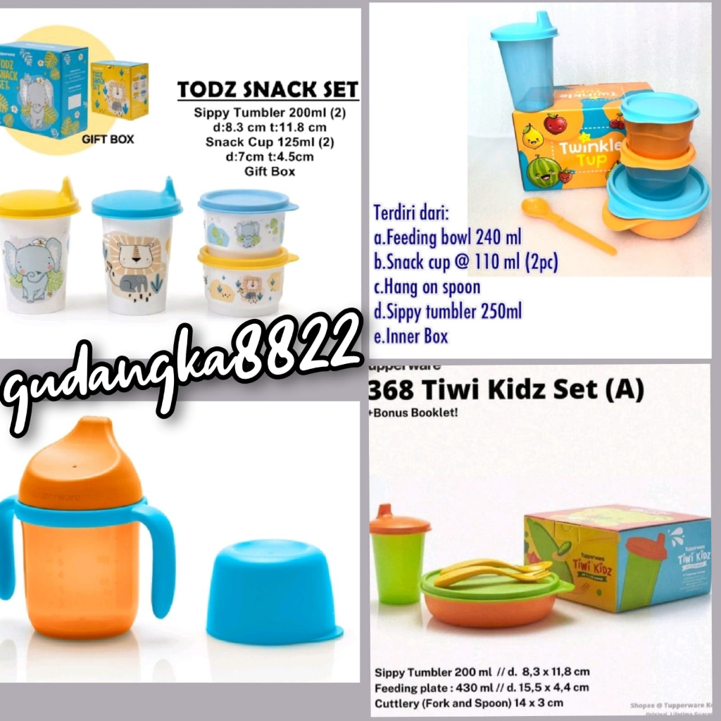 Jual todz snack set / twinkle sippy cup 250ml PROMO twinkle tup ORI ...