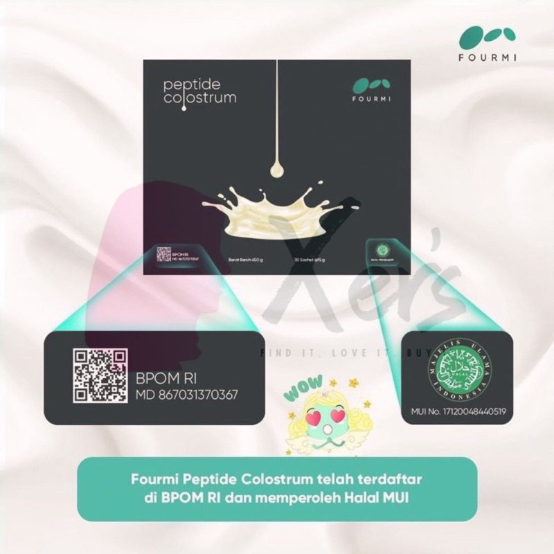 Jual FOURMI Peptide Colostrum (Box/30 Scht) | Shopee Indonesia
