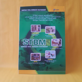 Jual Poster STBM | Poster Pengertian dan Jenis-Jenis STBM | Sanitasi ...