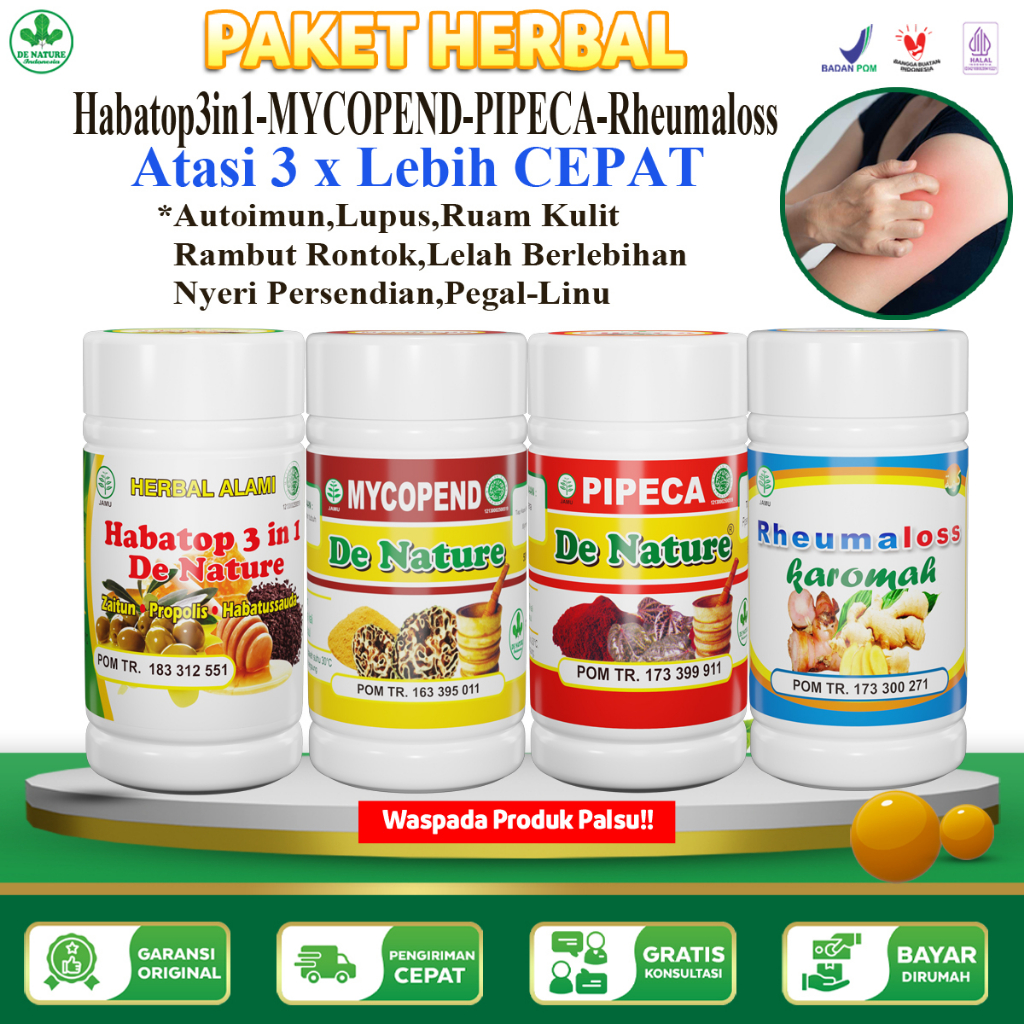 Jual Obat Aoutoimun Lupus Ampuh AUTO IMUN Obat Ruam Kulit Rambut rontok ...