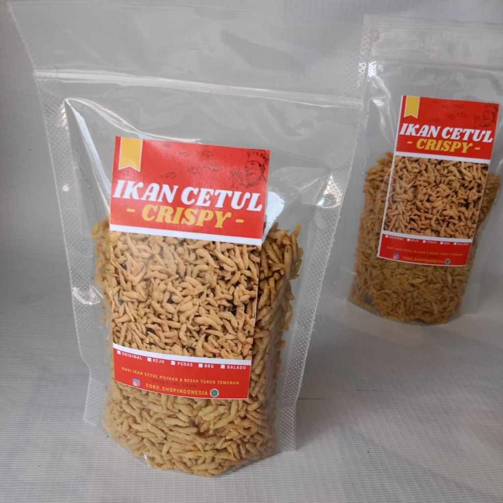 Jual Ikan Cetul Cetol Crispy Gurih Lezat 100gr | MPASI Keripik Camilan ...