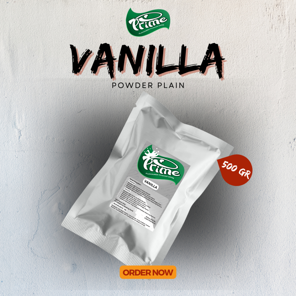 Jual Powder Prime Vanilla / Bubuk Minuman Vanilla 500 gr | Shopee Indonesia