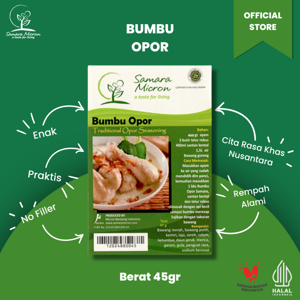 Jual Bumbu Opor Samara Micron - 45G | Shopee Indonesia