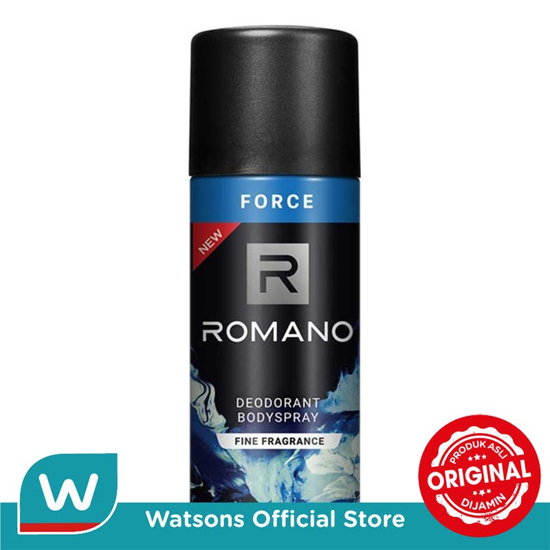 Jual Romano Deodorant Body Spray Fine Fragrance Force 150 Ml | Shopee ...