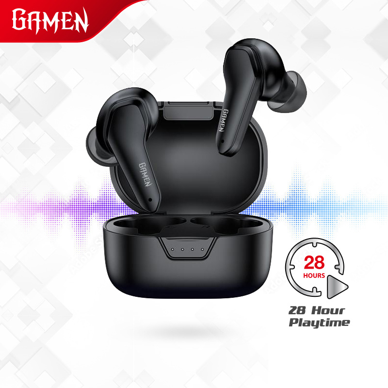 Jual GAMEN TWS Gaming Sirens Headset Earphone Airbuds Low Latency 40 MS ...